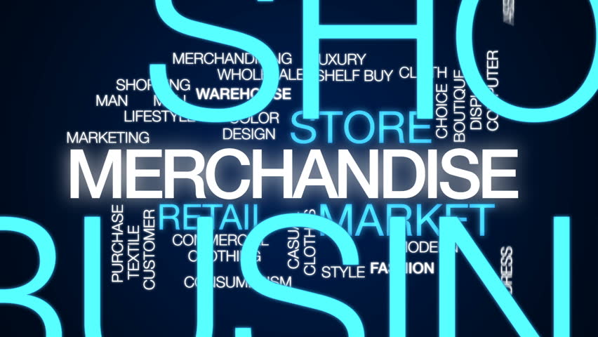 Merchandise Animated Word Cloud, Text Stock Footage Video (100% Royalty ...