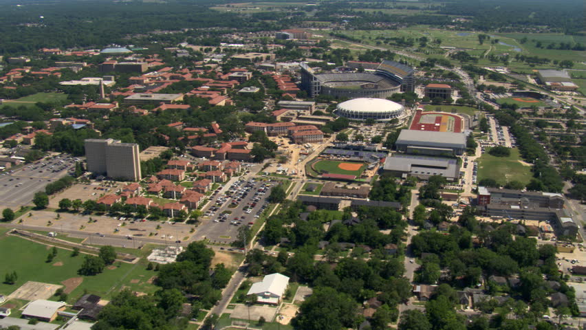 Orbiting Lsu Campus and Tiger Stock Footage Video (100% Royalty-free ...