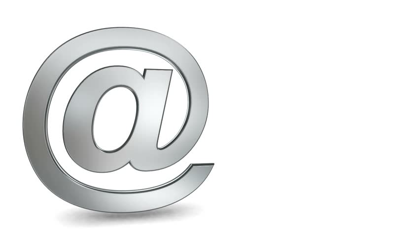 At Sign Animation Loop Séquences vidéo libres de droit 609211 ...