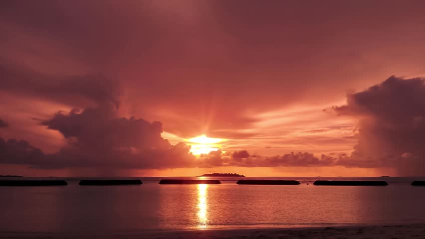 Sky and Clouds over the Landscape of the Maldives image - Free stock ...