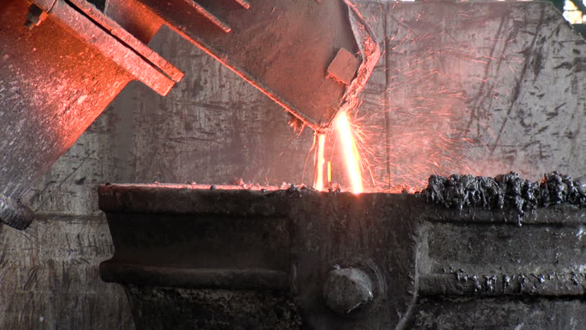 Metallurgy / Ferroalloys Processing Plant. Stock Footage Video 11267930 ...