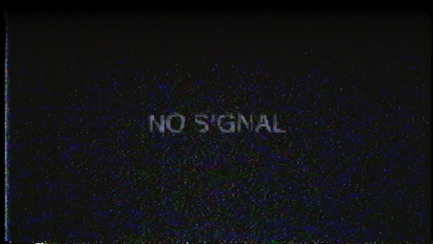 No Signal Retro Vhs Screen Stock Footage Video (100% Royalty-free ...