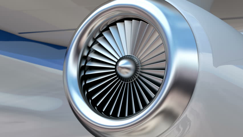 Jet Engine Rotating Loopable Stock Footage Video 9512525 | Shutterstock