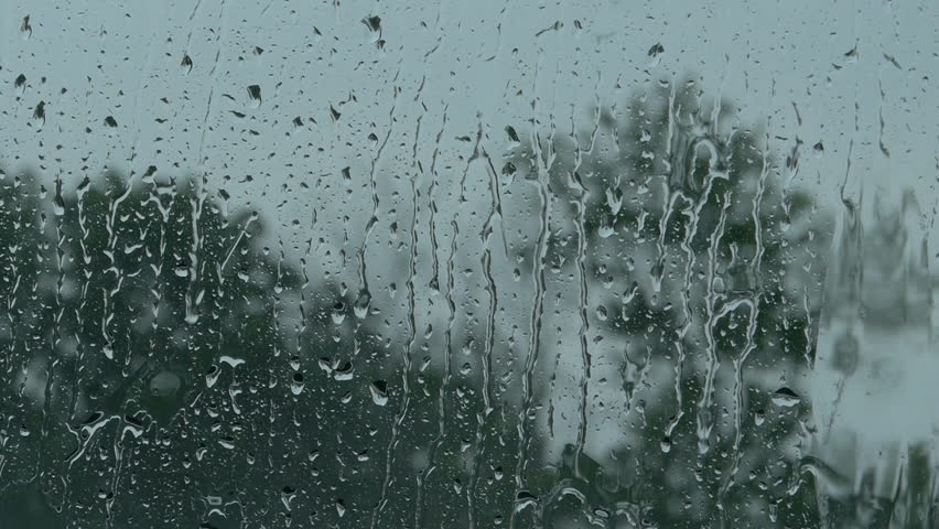 Stock video of blurry background of rain water flowing | 2912203 ...