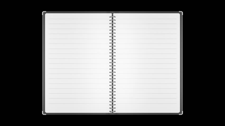 Loopable Animation of Note Book Stock Footage Video (100% Royalty-free ...