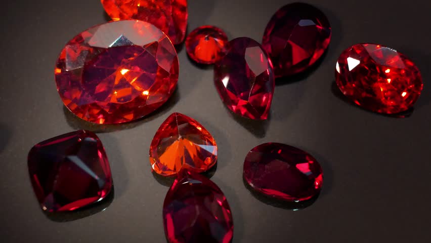 Ruby Loop With Matte For Easy Compositing Into Your Own Scenes Stock ...