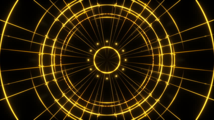 Gold Abstract Background, Moving Shapes, Loop Stock Footage Video ...
