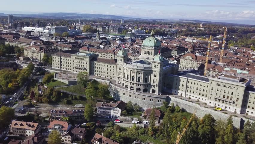 Aerial View of the Old City in Bern, Switzerland image - Free stock ...