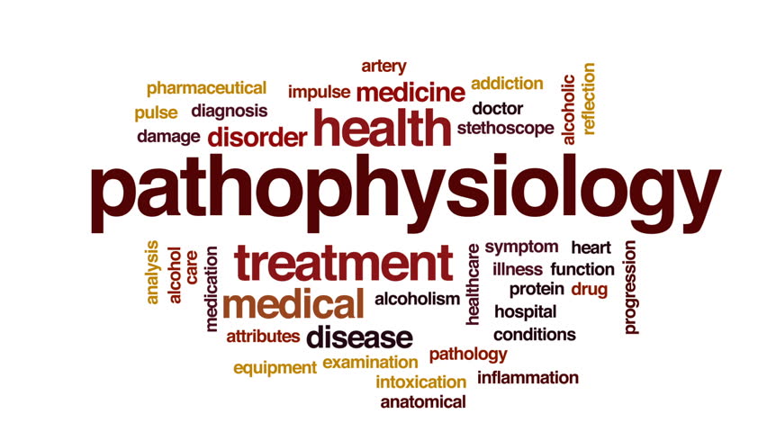 Pathophysiology Animated Word Cloud, Text Design Animation. Stock ...