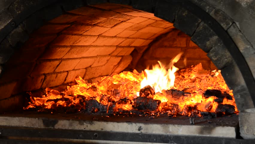 Baking Bread in Wood-fired Oven Stock Footage Video (100% Royalty-free ...