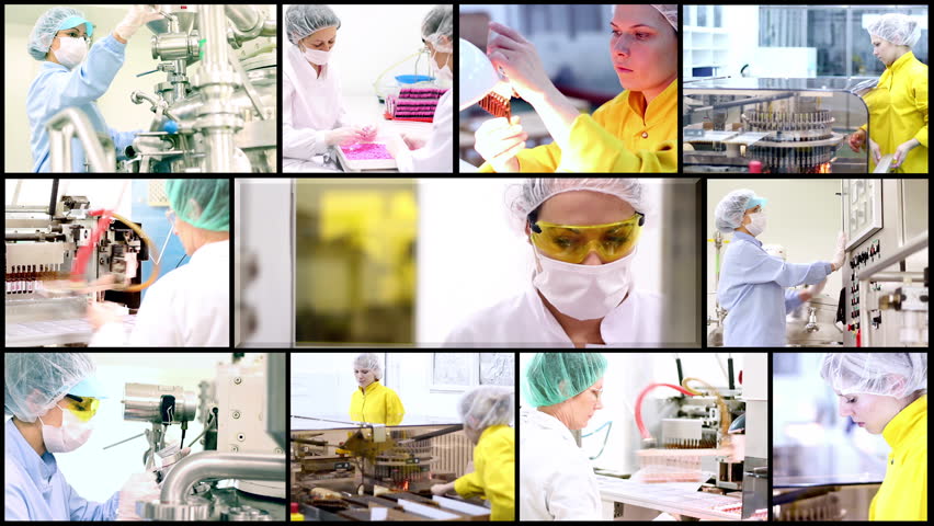 Medicine Production.Pharmaceutical Technology. Industrial Equipment ...