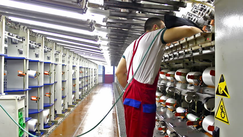 Control Of Factory Machinery: Maintenance Worker Control And Clean ...