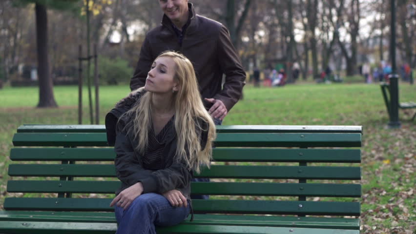 Stock video of couple in love meeting in park, | 3347123 | Shutterstock