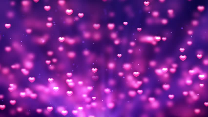 Romantic Spinning Dangling Glowing Love Stock Footage Video (100% ...