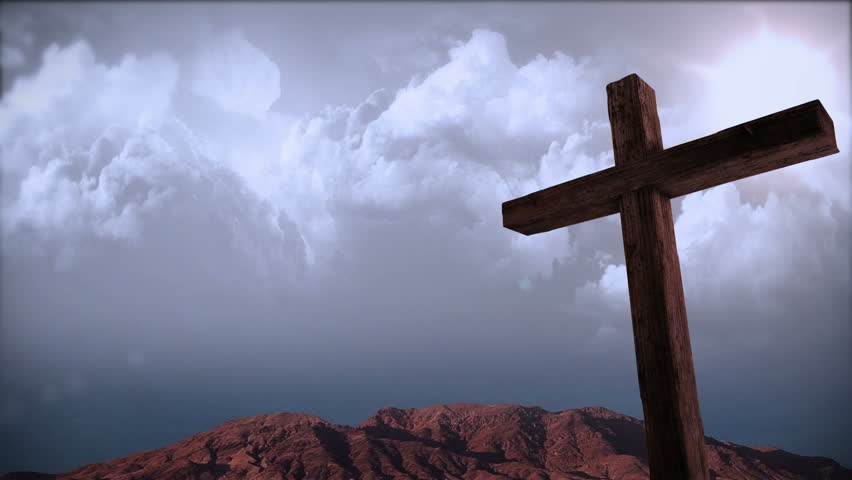 Cross, Moon, And Stars Time-lapse Stock Footage Video 9023497 ...