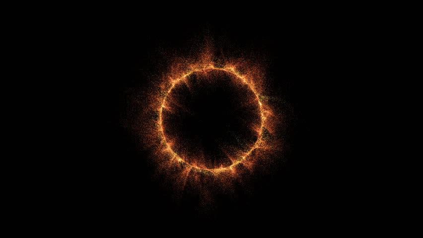 Colorful Rotating Particle Ring - Stock Footage Video (100% Royalty ...