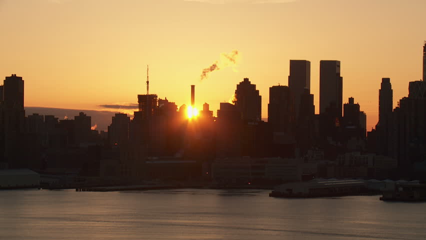 Sunrise Over Lower Manhattan - Beautiful Time Lapse From Night To Day ...