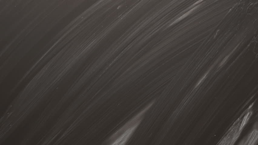 Chalkboard Writing. Animation Being Written On A Chalkboard. Stock ...