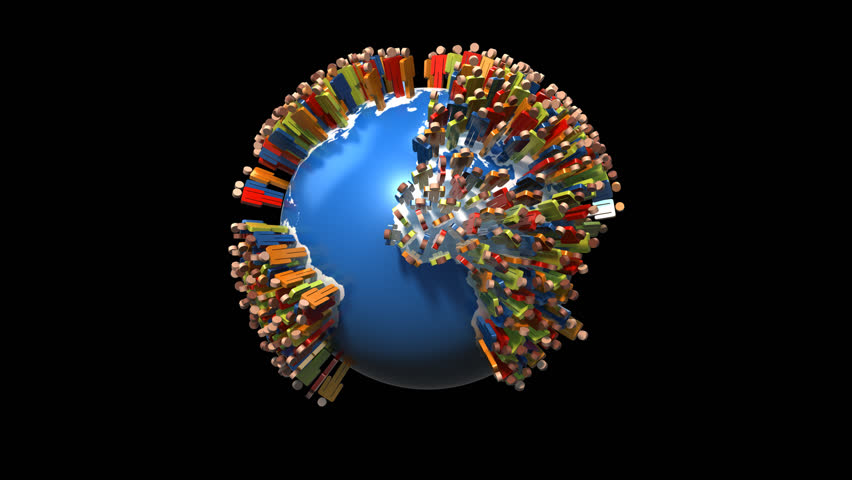 World Wide Population Growth - Stock Footage Video (100% Royalty-free ...