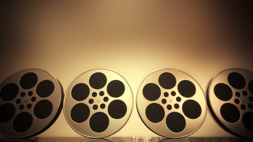 Film-rolls Rolling from Right to Stock Footage Video (100% Royalty-free ...