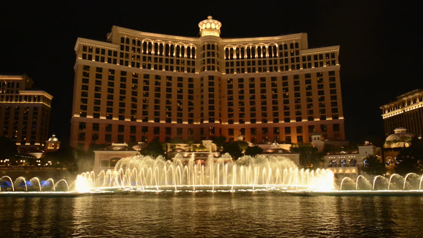 LAS VEGAS - OCT 01 : Bellagio Hotel And The Dancing Fountains On ...