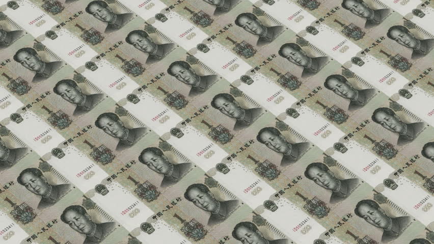 Printing Money Animation,1 Rmb Bills. Stock Footage Video (100% Royalty ...