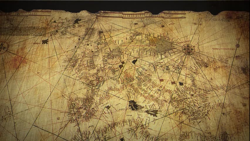 Ancient Map Animation Stock Footage Video (100% Royalty-free) 4463783 ...