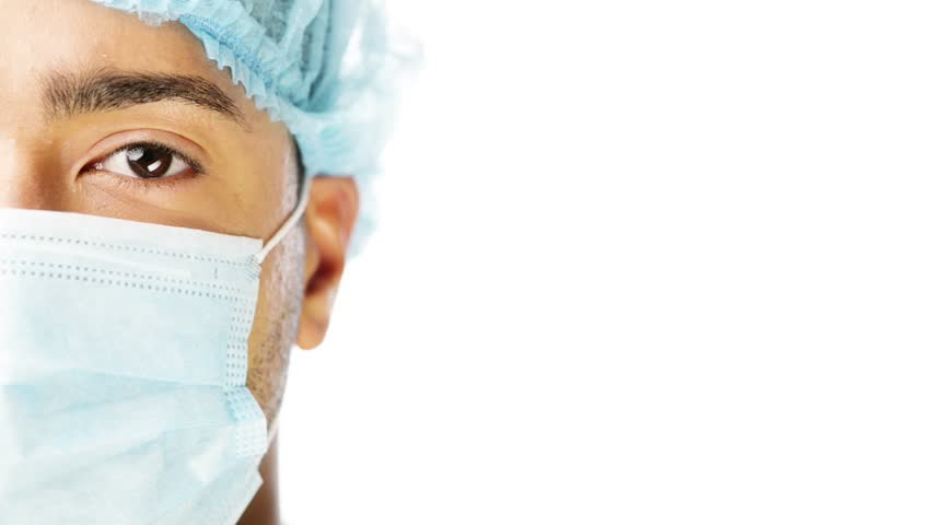 Stock video of male doctor portrait close up half | 4577693 | Shutterstock