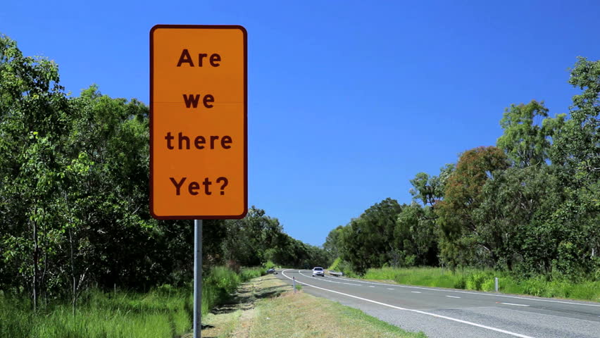 Humorous Road Sign On A Rural Highway In Queensland, Australia Stock ...