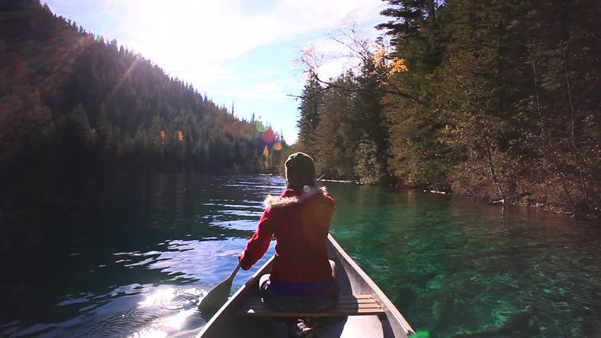 Canoe in a calm lake image - Free stock photo - Public Domain photo ...