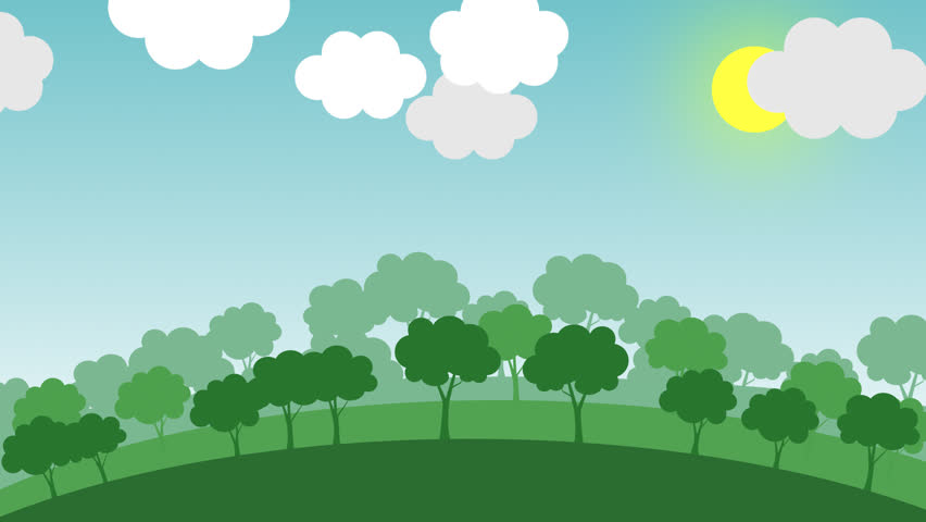 2D Landscape. 10 Seconds Loop Stock Footage Video 469705 | Shutterstock