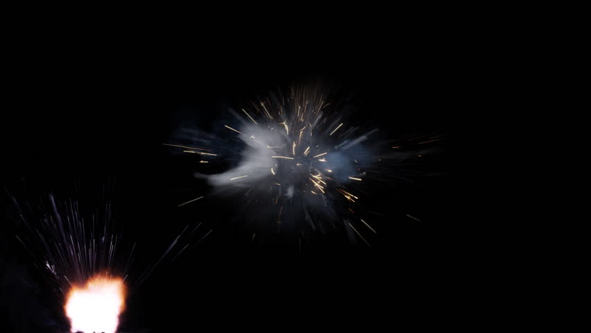 Crazy Fireworks Stock Footage Video (100% Royalty-free) 493843 ...