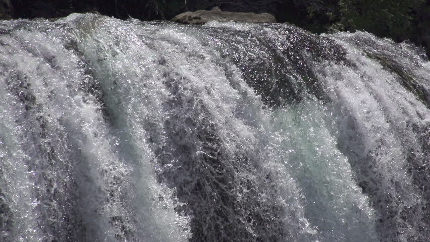 Stock video of slow motion: waterfall, close view | 5040593 | Shutterstock