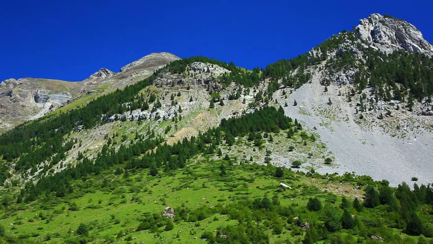 Pyrenees Mountains Summer Landscape. Stock Footage Video (100% Royalty ...