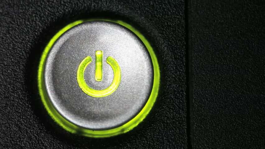 Man Turning Power Button On Stock Footage Video 519715 | Shutterstock