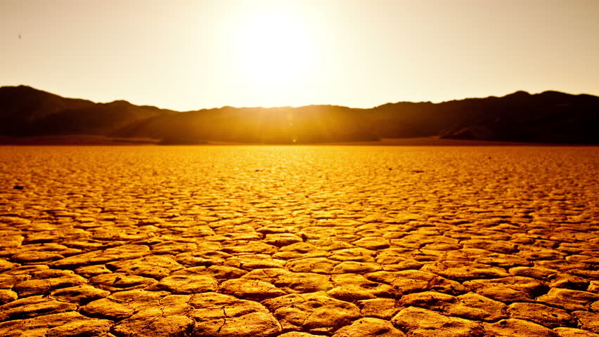 Cracked Desert Floor Stock Footage Video | Shutterstock