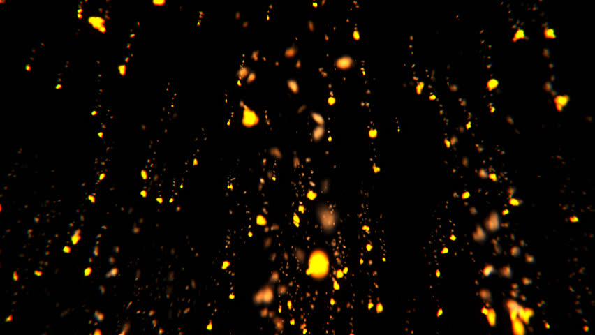 Stock video na téma Abstract Animation of Fire Rain. (100% bez ...