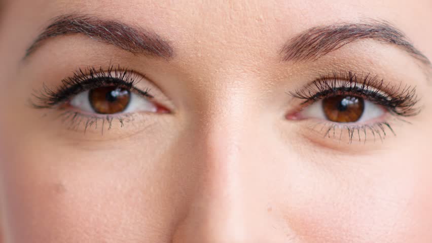 HD: Close Up Of Young Man's Eyes Looking Around Stock Footage Video ...