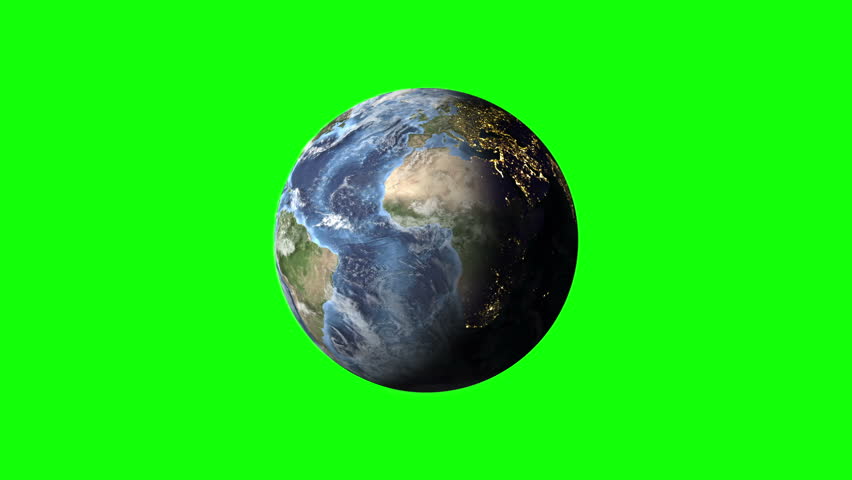 Stock video of planet earth green screen - day | 5479643 | Shutterstock