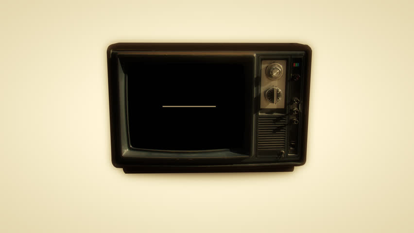 Old Tv Breaking Screen with Stock Footage Video (100% Royalty-free ...