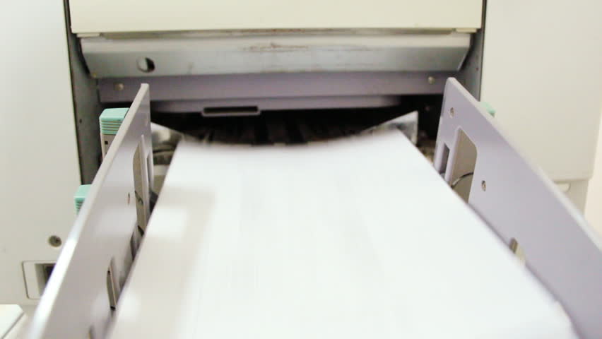 Stock video of paper copy machine | 5826653 | Shutterstock