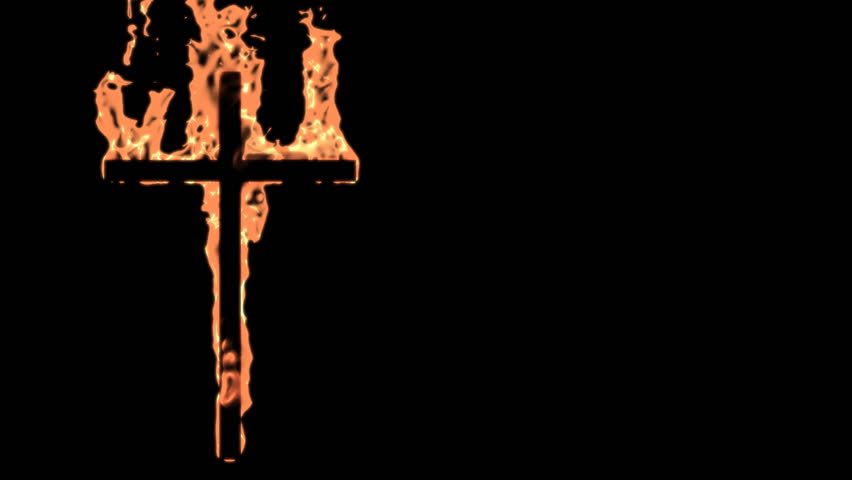 Stock video of burning cross. a cross bursts into flames | 6022043 ...