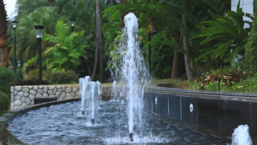 Water Spring in Pool. Stock Footage Video (100% Royalty-free) 6037133 ...