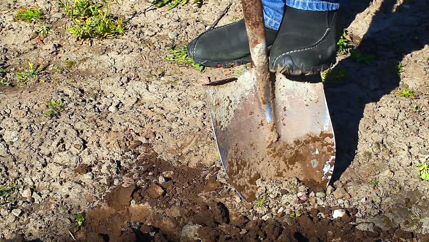4K People Are Digging With A Shovel To Build Wells 스톡 동영상 비디오 18972550 ...