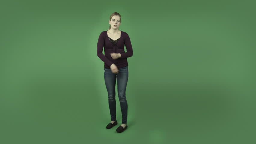 Sexy Dance Of Women Dancer Against Green Screen Background Music Dance Moves Stock Footage