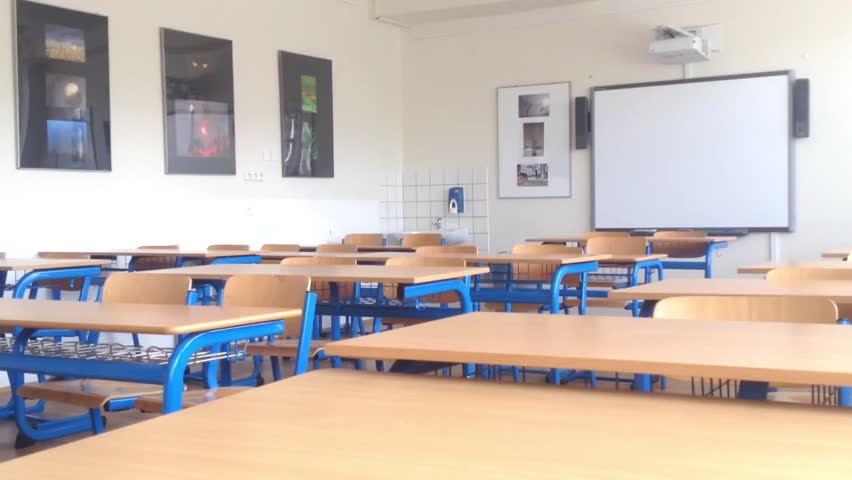 Stock video of school class - empty - with | 6573083 | Shutterstock