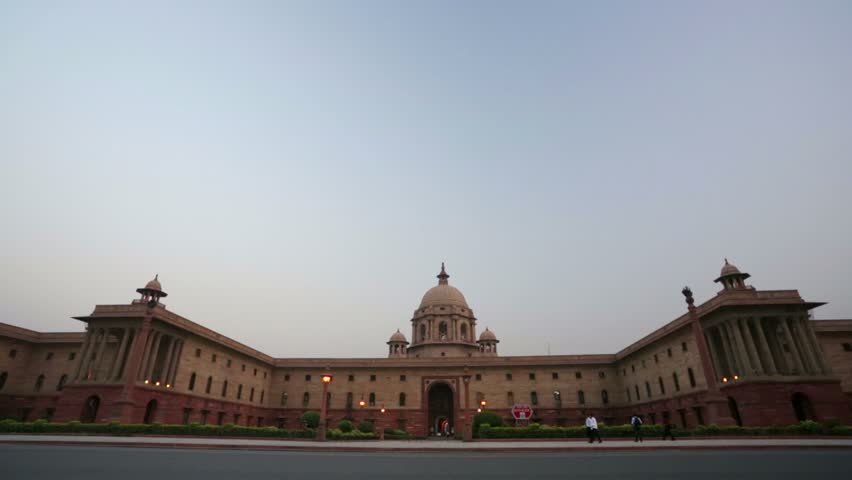 DELHI, INDIA - CIRCA MAY 2014: Central Secretariat Building, Built ...