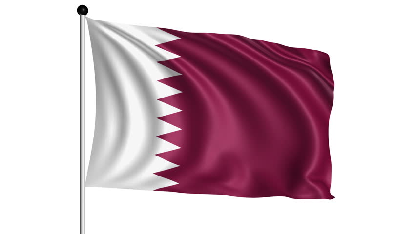 Qatar Flag Stock Footage Video | Shutterstock