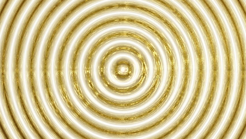 Concentric Circles Of Gold And Ivory - Fractal Loop Fluid Concentric ...