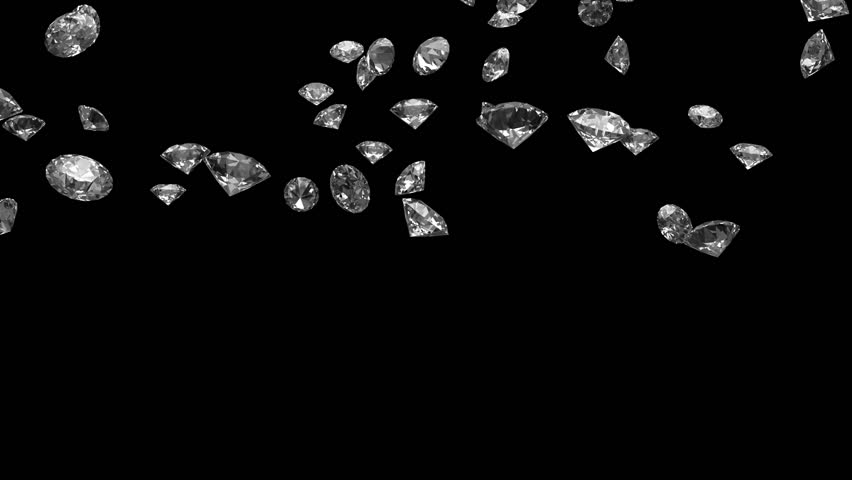 Falling Diamonds 3d Animation 02 Stock Footage Video (100% Royalty-free ...